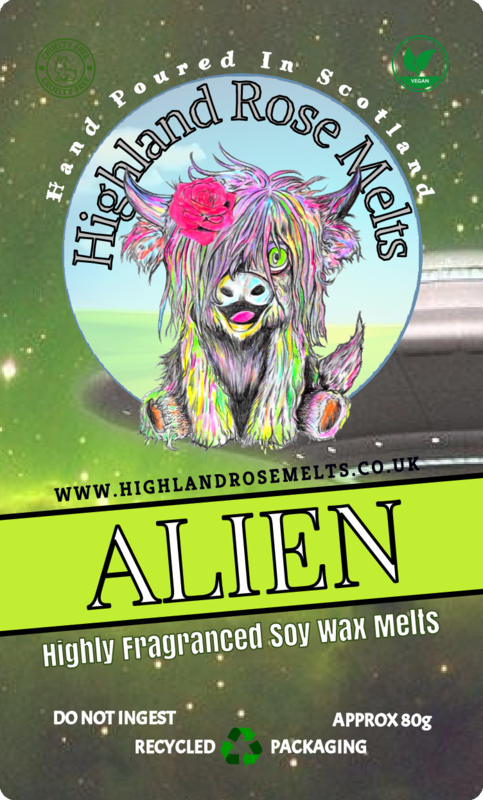 ALIEN WAX MELT clam shell – HIGHLAND ROSE MELTS